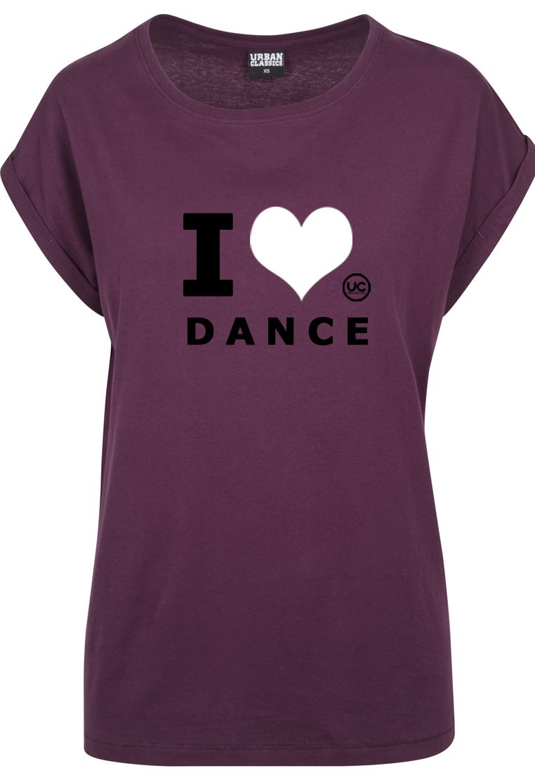 Dames T-Shirt - I Love Dance - UC Dance