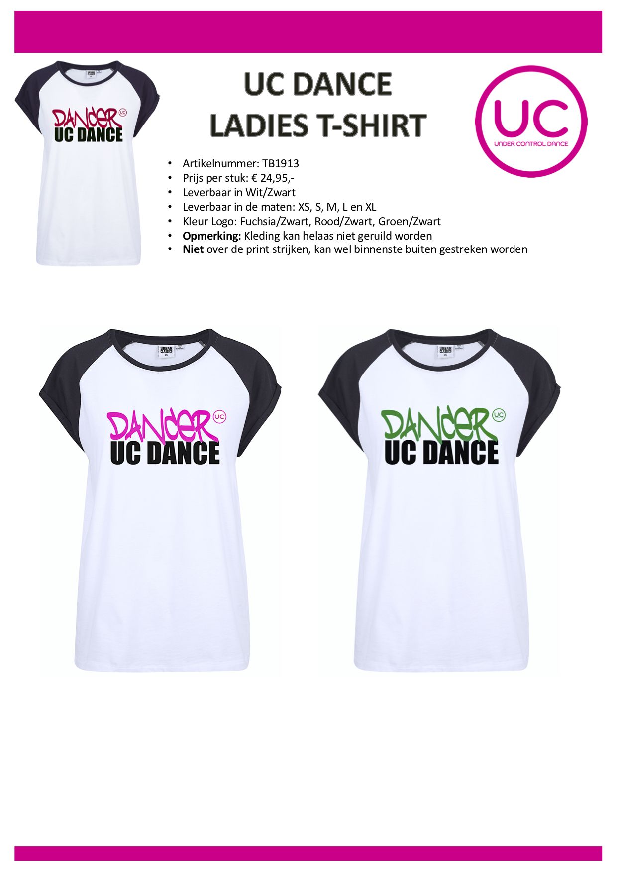 Nieuwe UC Dance items - UC Dance